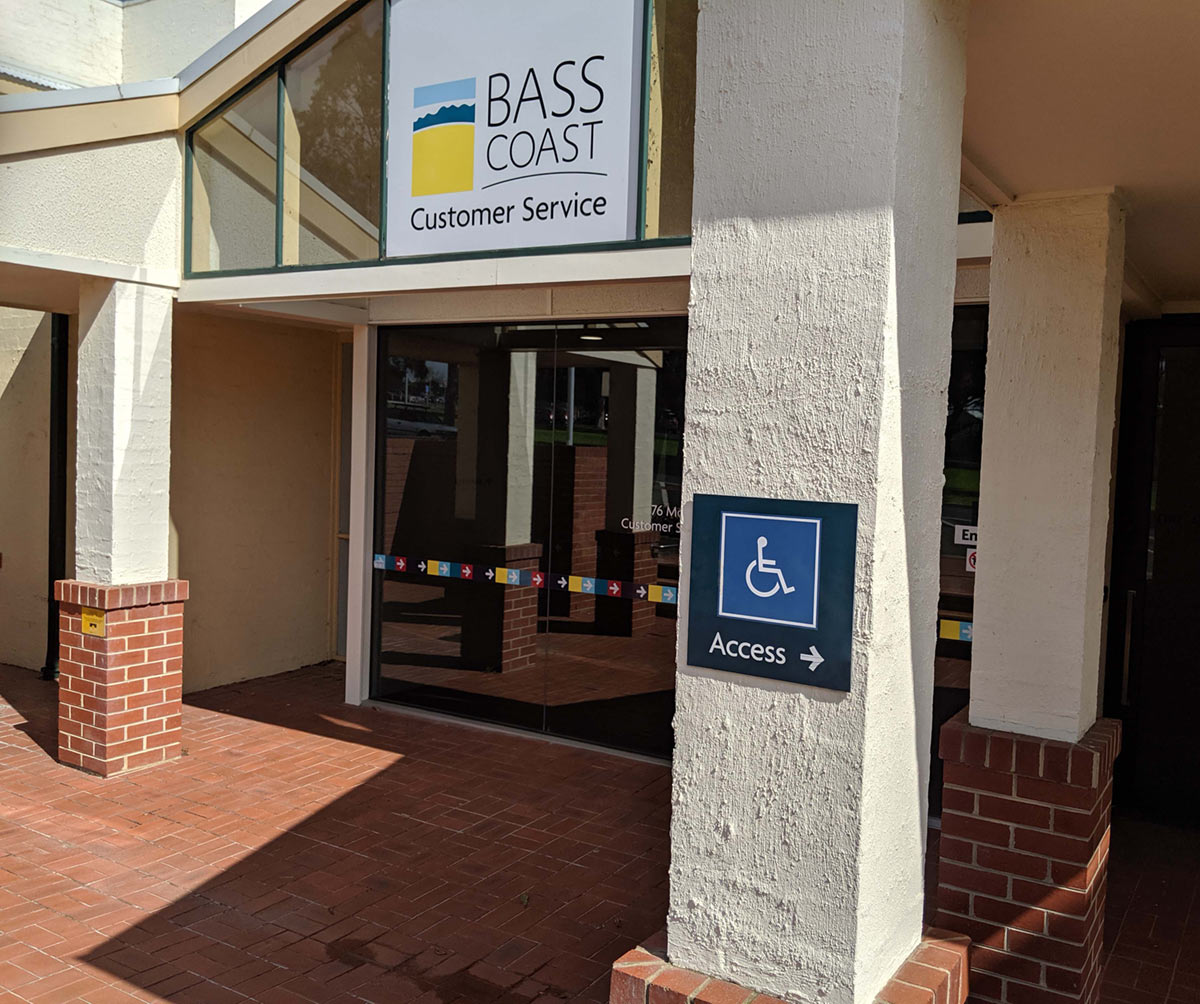 Bass coast shire council signage - Susie Graphic Design